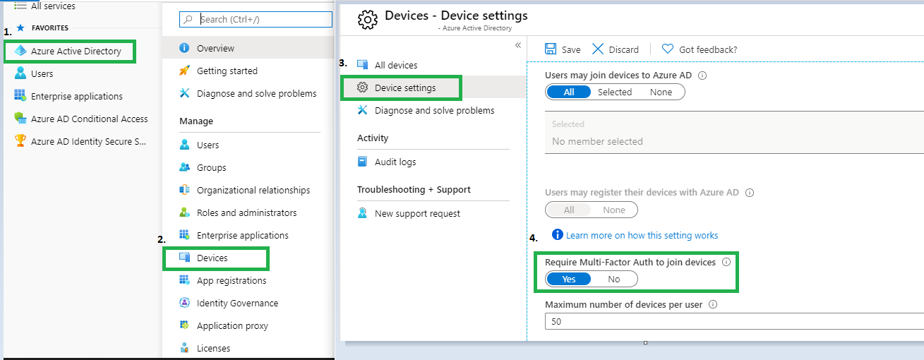Disable MFA for Devices – CSP/MSP 24 x 7 Support